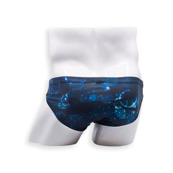 2 Inch Flat Front Swim Brief - Night Swimming – HAC Swim