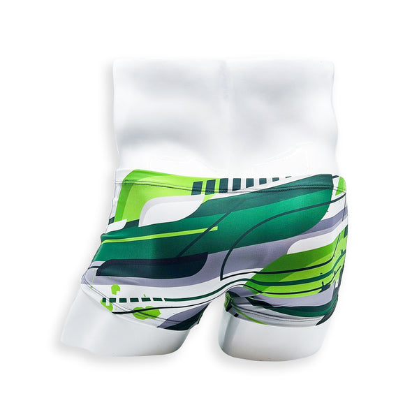Box Cut Swim Trunk - Green Flash – HAC Swim