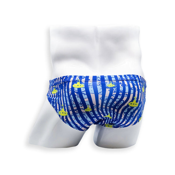 2 Inch Flat Front Swim Brief - Submarine – HAC Swim