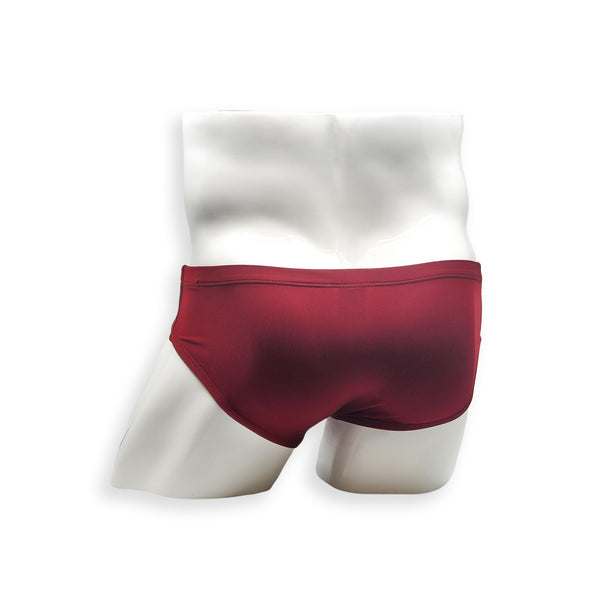 Basic Swim Brief - Burgundy – HAC Swim